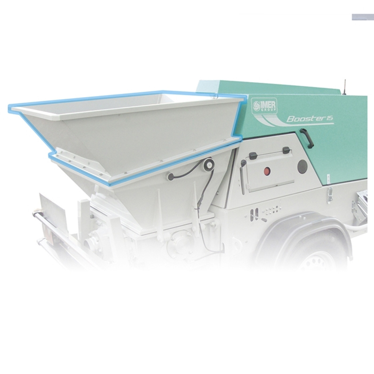 IMER Steel hopper extension kit (17 cu ft) 1107197 at ConstructionComplete