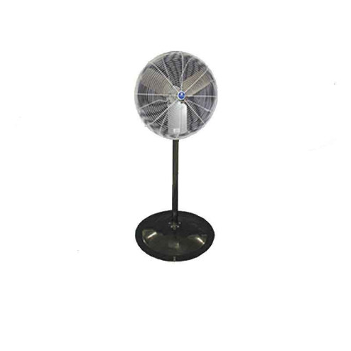 Schaefer Ventilation 20" OSHA Round Pedestal Fan Black 20PFR-B