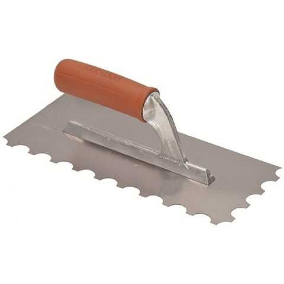 Raimondi Tools 5/8" U notch trowel 14" TR58UN14