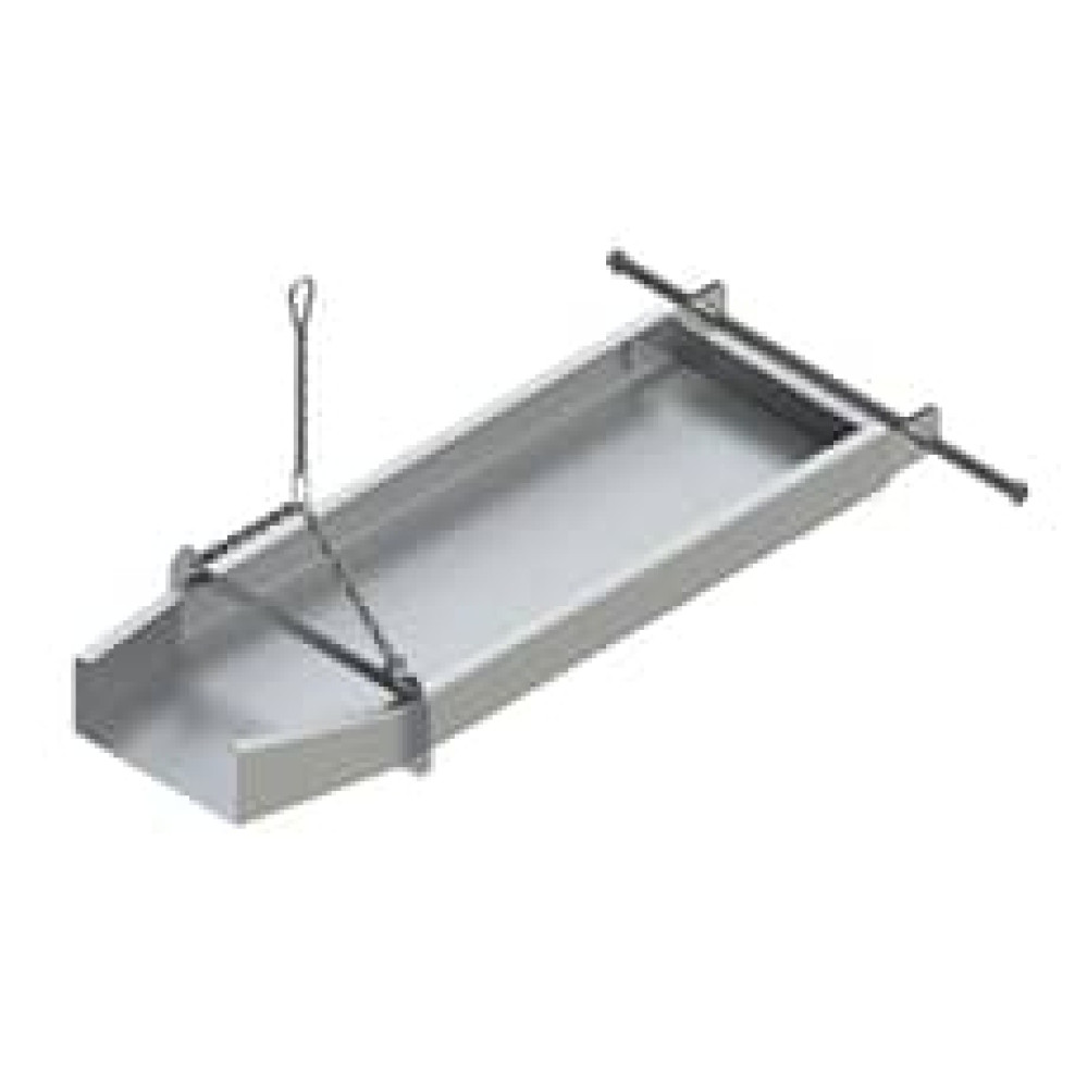 CBA-SRS-200 Aluminum Side Discharge Chute 4-1/2" X 20" X 60-1/2" Short ...