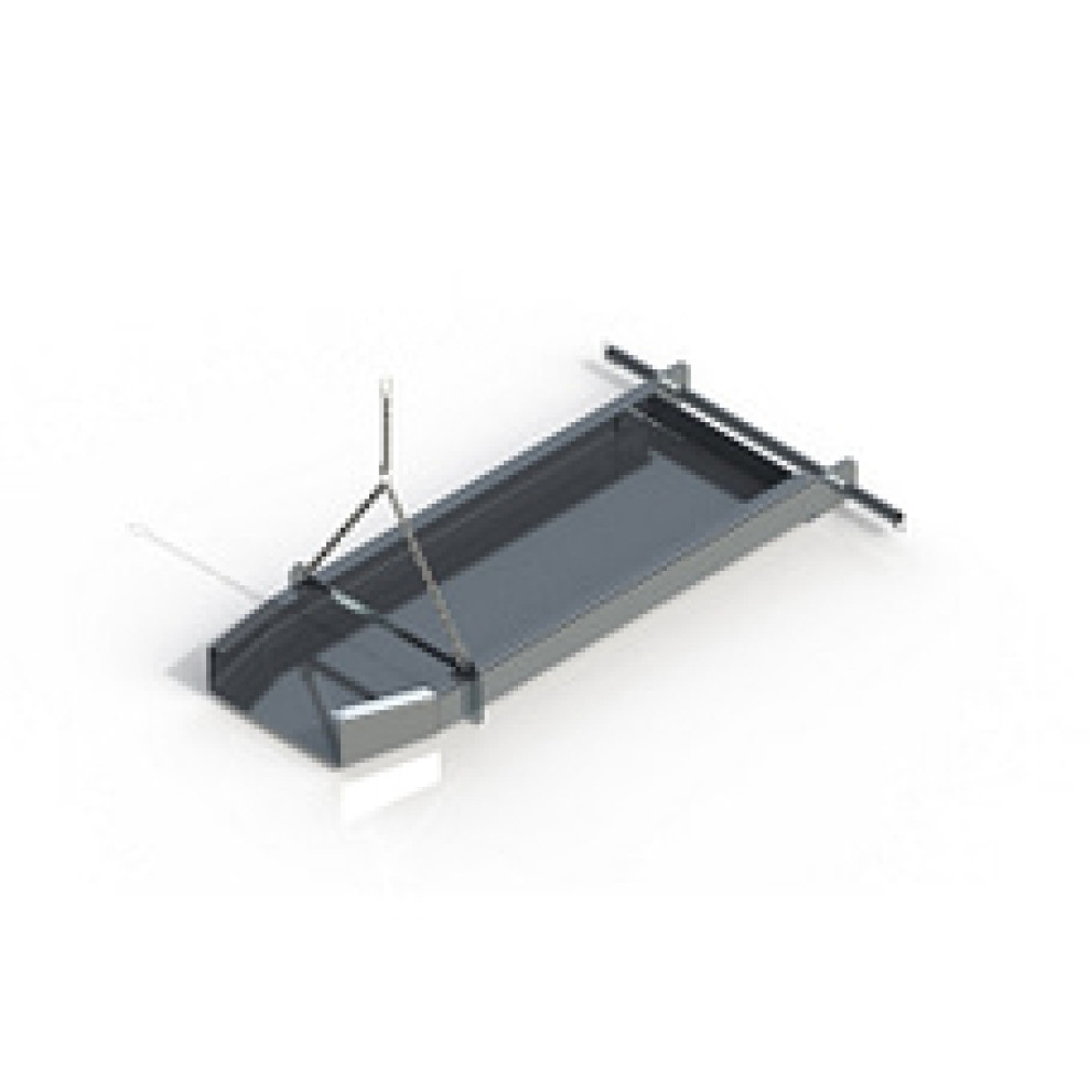 CBA-SRS-500 Aluminum Side Discharge Chute 5-1/2" X 30" X 86-3/8" Short ...
