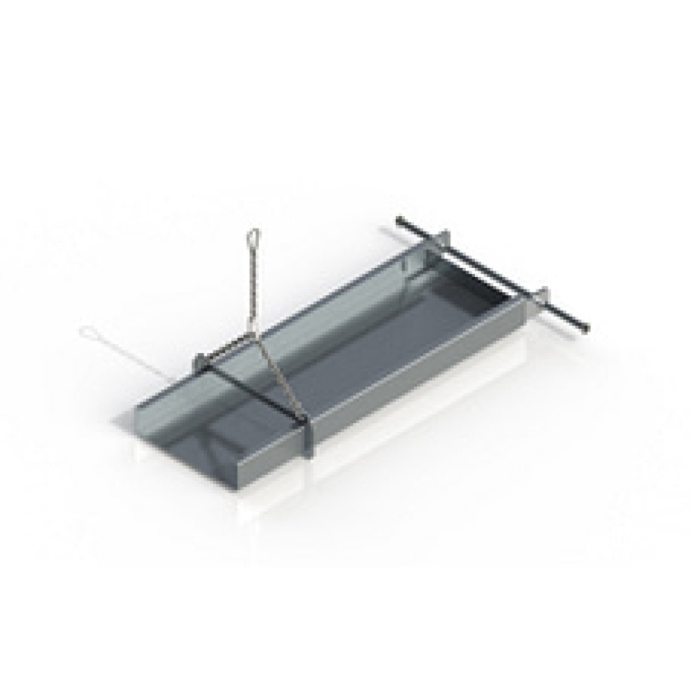 CBA-SSS-200 Aluminum Side Discharge Chute 4-1/2" X 20" X 60-1/2" Short ...
