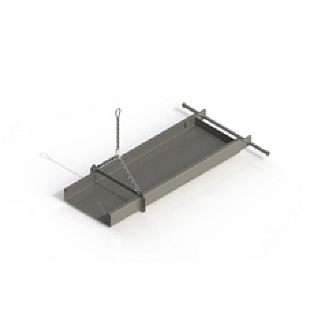 CBS-SSS-200 Steel Side Discharge Chute 4-1/2" X 20" X 60-9/16" Short By ...