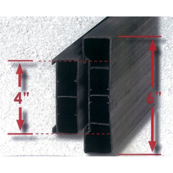 4 Inch Poly Meta Forms | Flexible Plastic Concrete Form